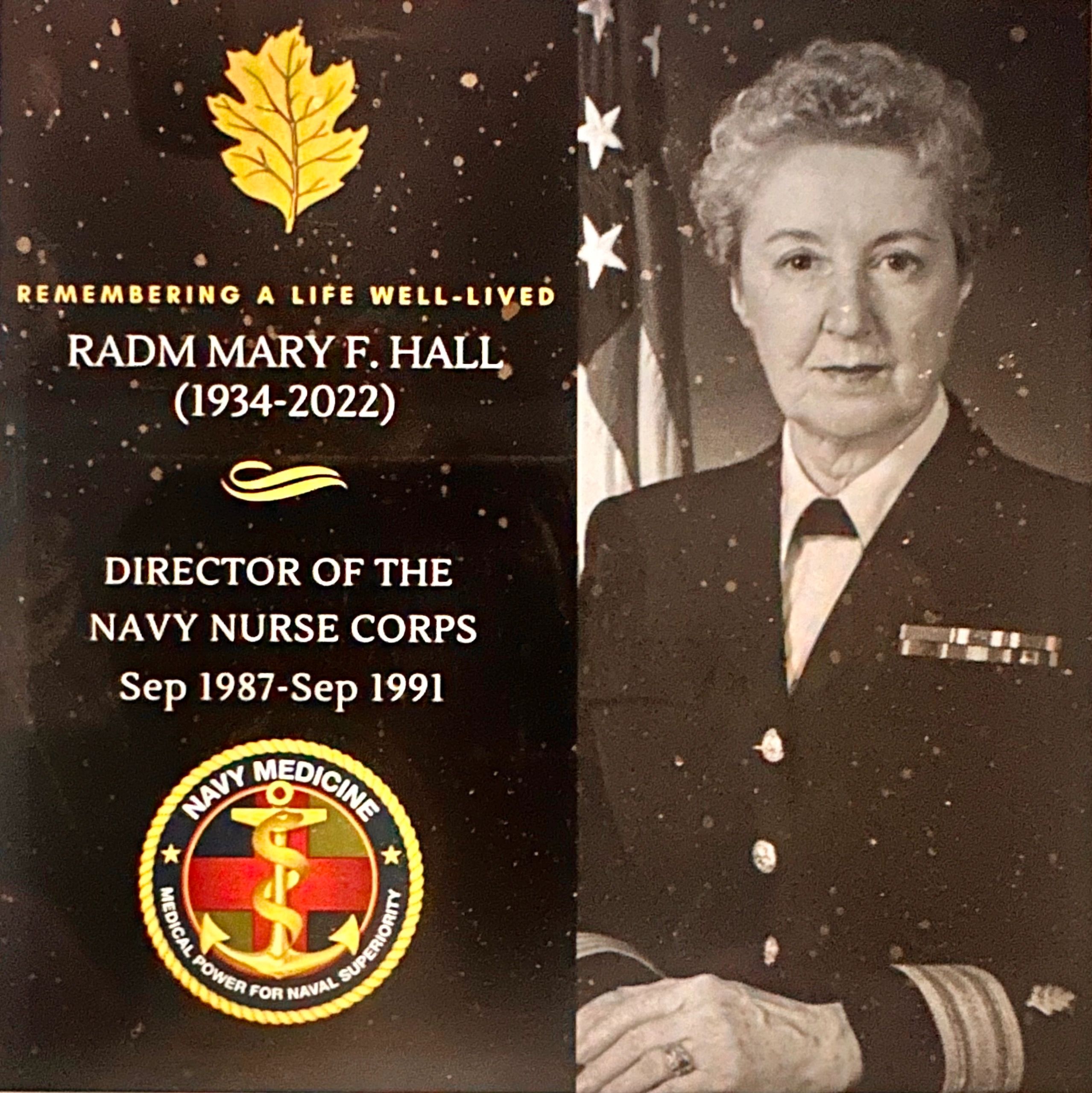 A Women's History Month Tribute to RADM Mary Hall